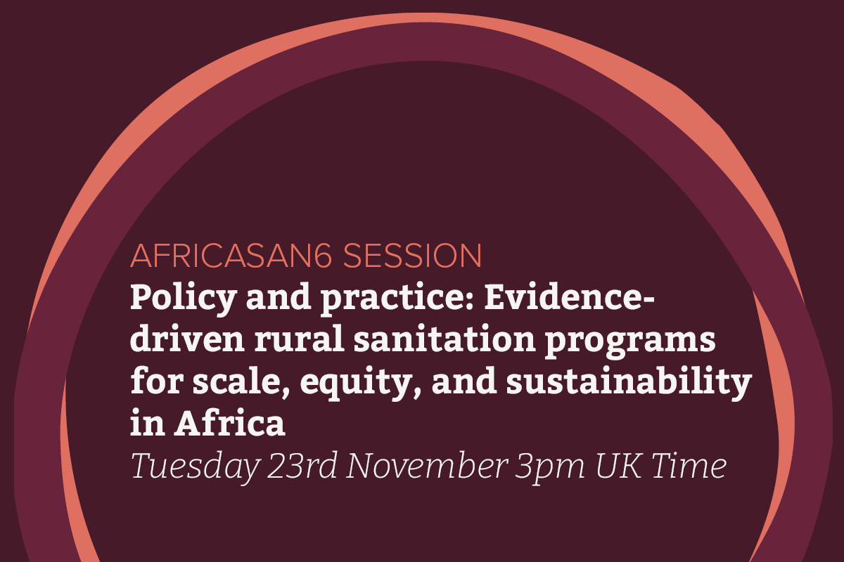 Policy and practice: Evidence-driven rural sanitation programs for ...